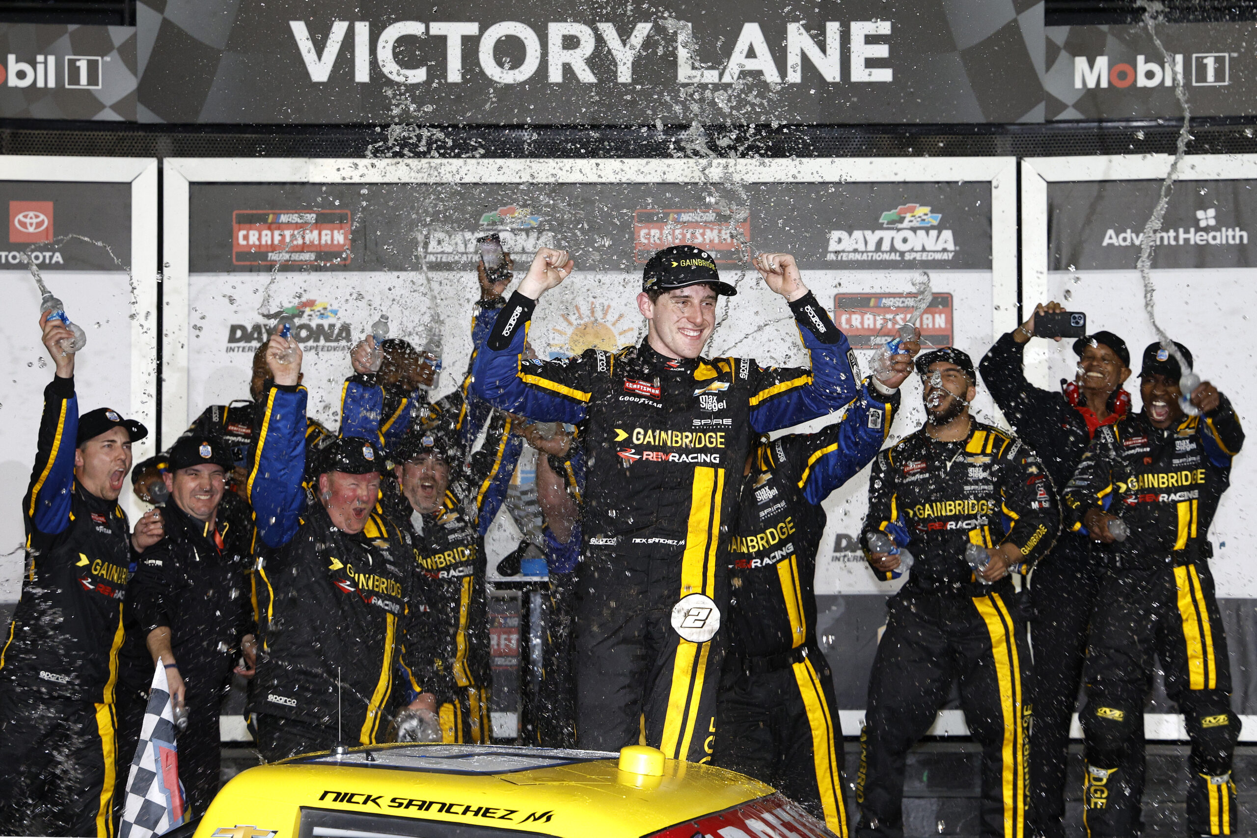 Nick Sanchez Scores a Wild NASCAR CRAFTSMAN Truck Victory at Daytona ...