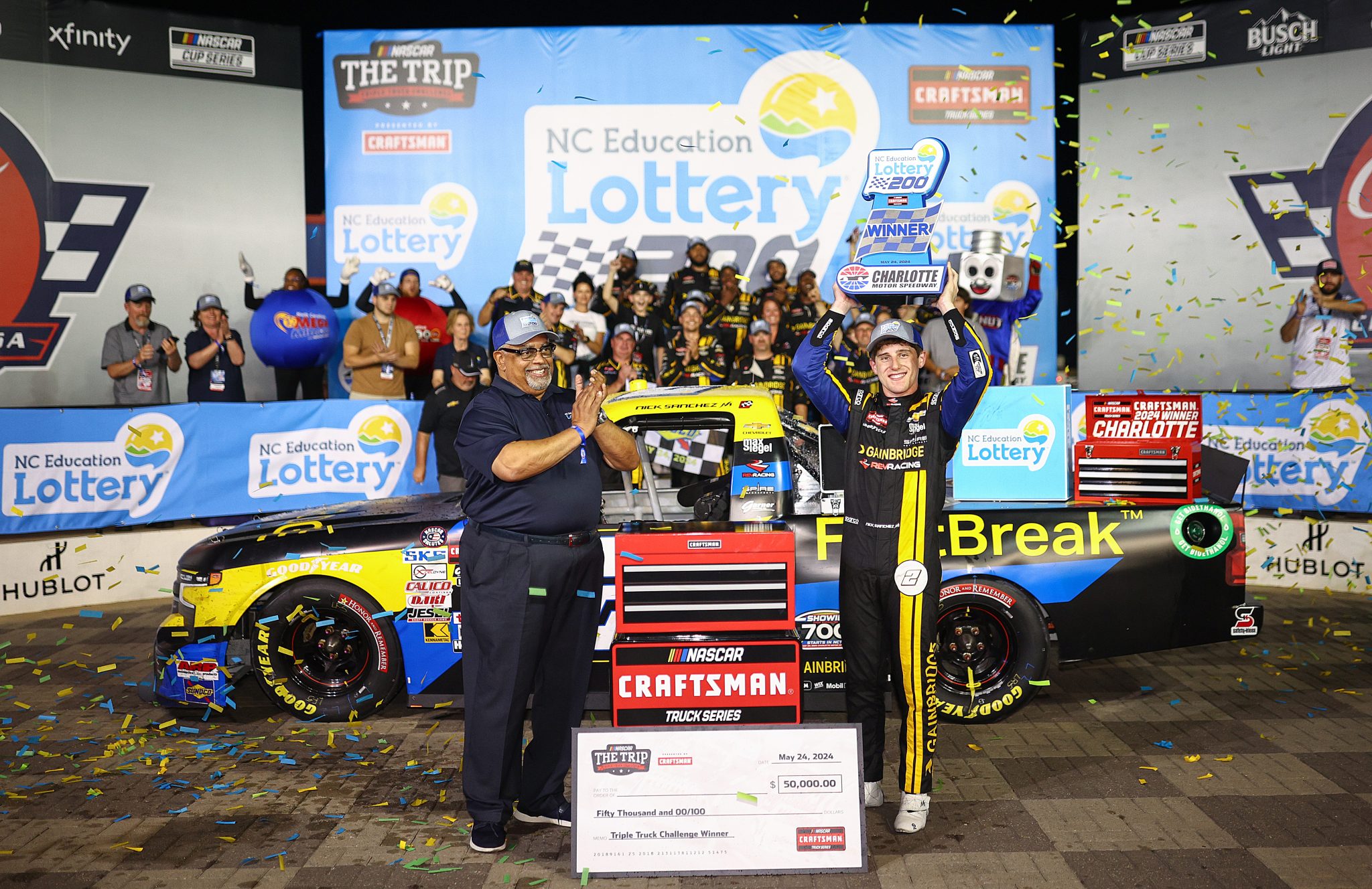 Nick Sanchez Triumphs for His Second 2024 NASCAR Truck Series Victory ...