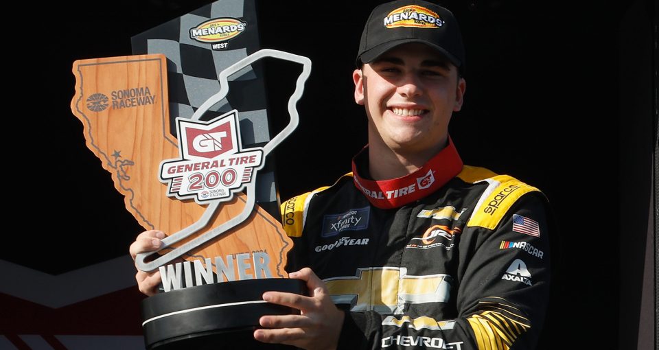 Sam Mayer Adds to His Experience with an ARCA West Victory at Sonoma ...