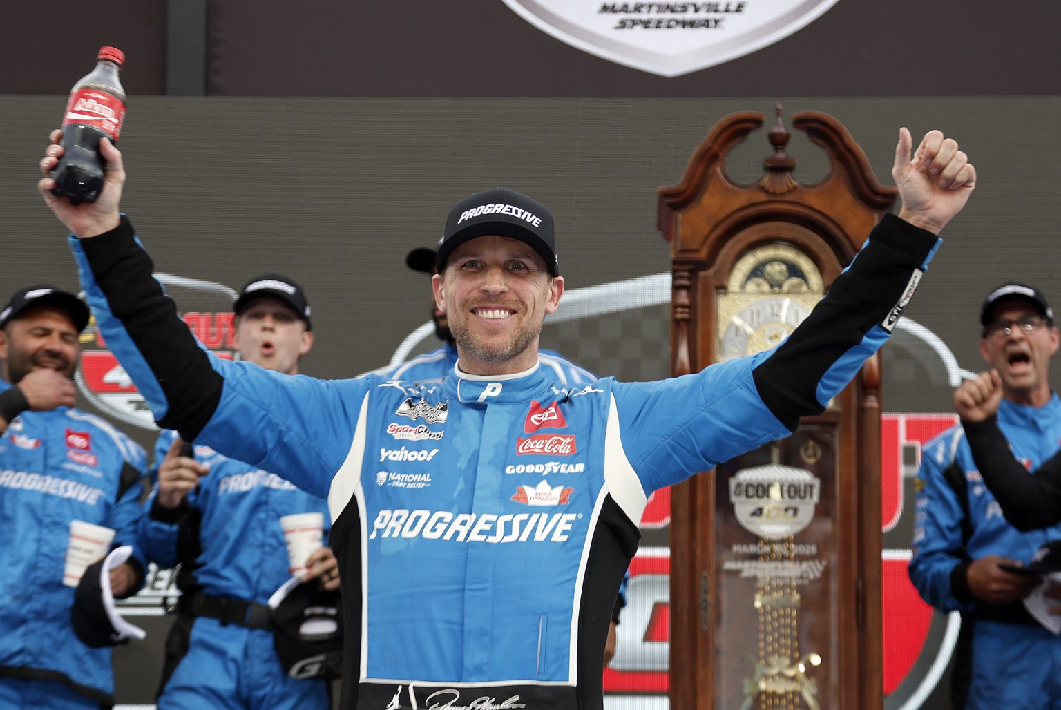 Denny Hamlin Wins the NASCAR Cup Series Race at Martinsville with a New ...